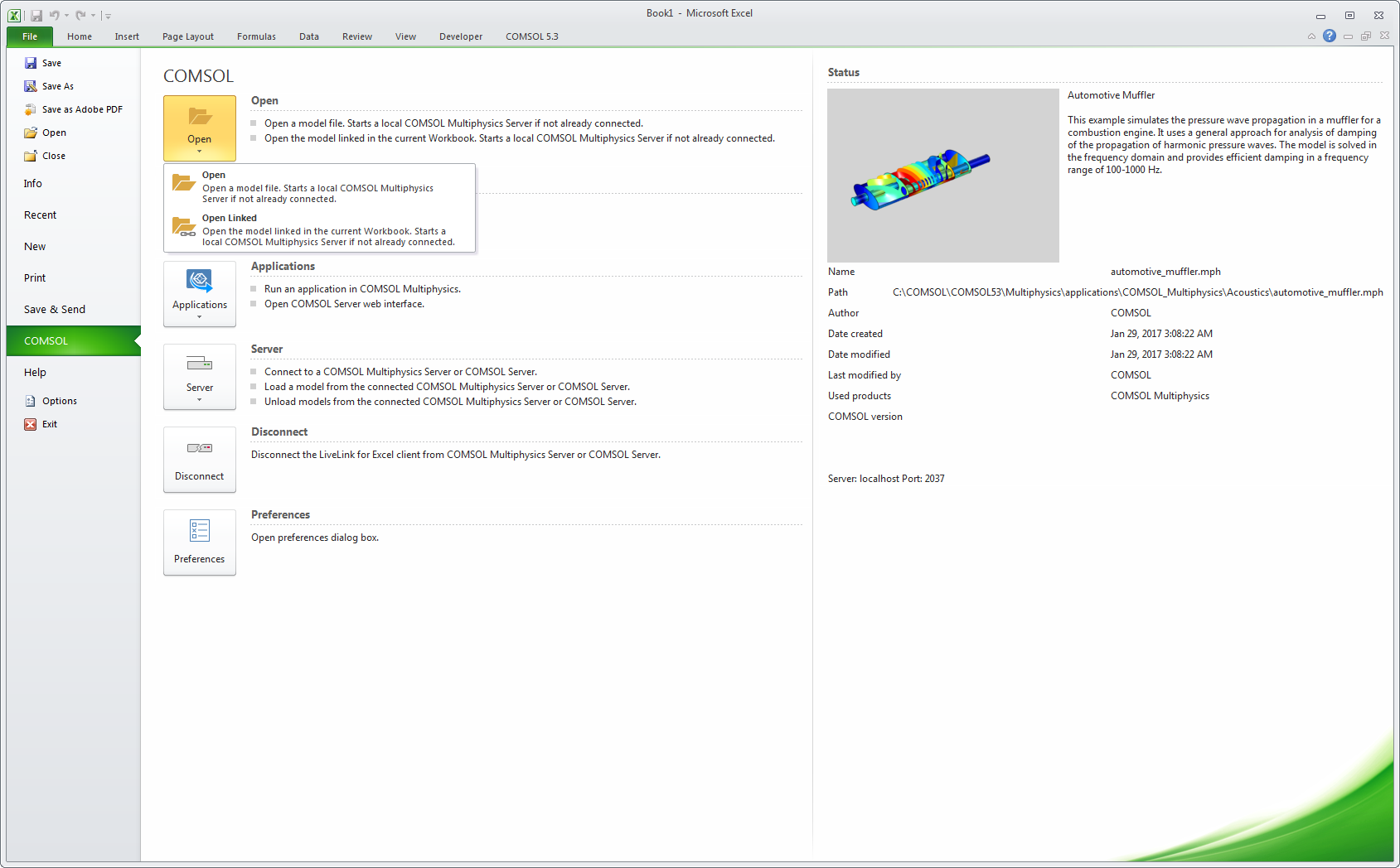 Livelink For Matlab Updates Comsol 53 Release Highlights RF Module ...