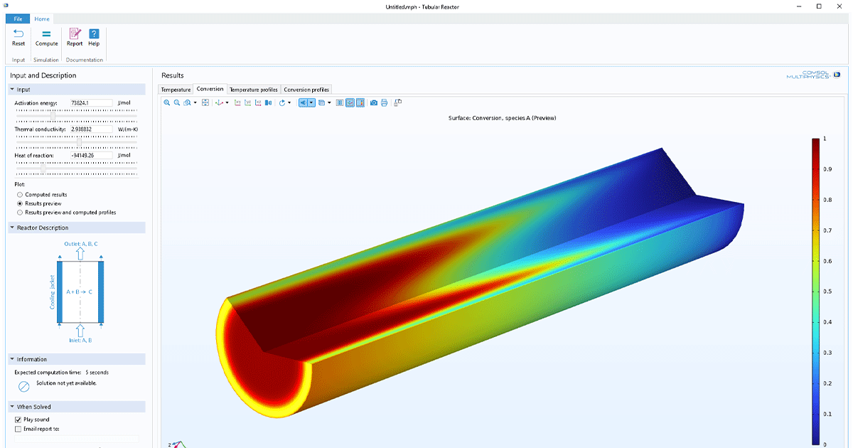 Application Builder Updates Comsol® 6 2 Release Highlights
