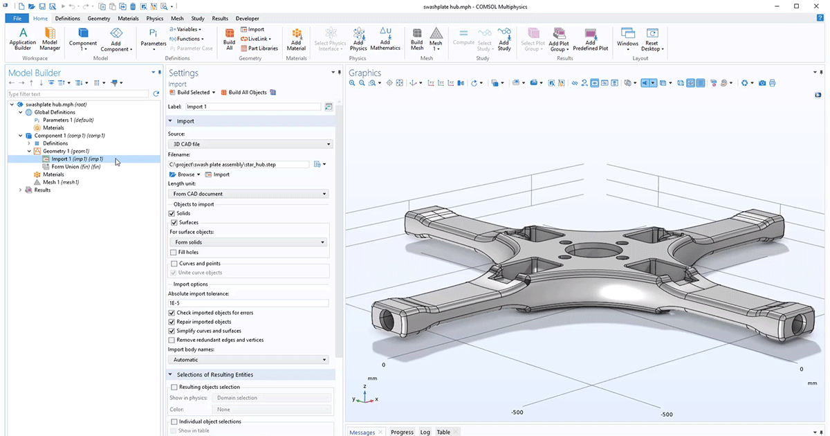 LiveLink™ for AutoCAD® 更新 - COMSOL® 6.2 发布亮点 LiveLink™ for AutoCAD® 更新 - COMSOL® 6.2 发布亮点