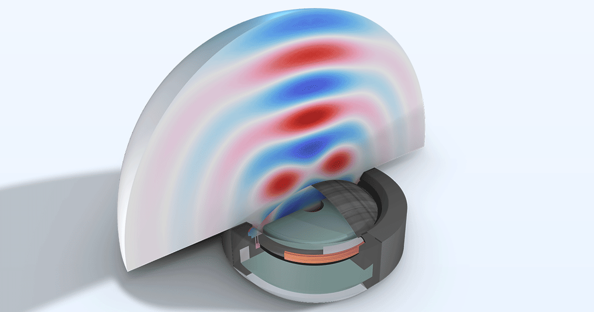Acoustics Module Updates - COMSOL® 6.3 Release Highlights