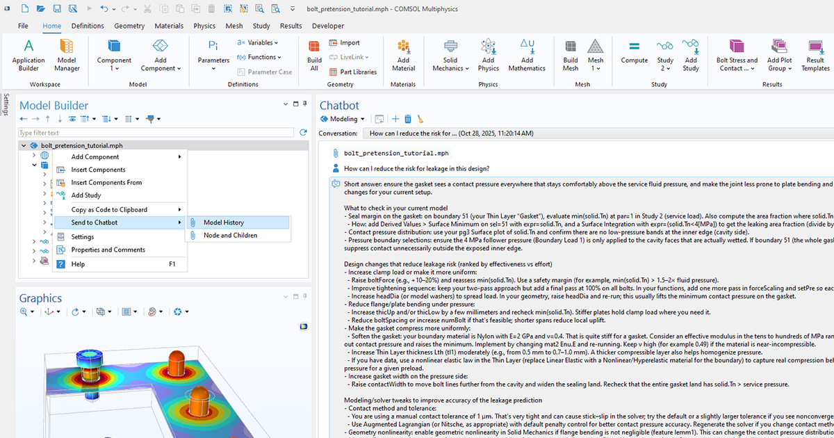 COMSOL Desktop® アップデート - COMSOL® 6.4 リリースハイライト