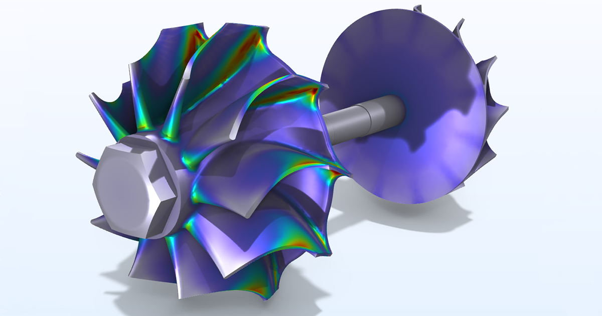 ローターダイナミクスモジュールアップデート - COMSOL® 6.4 リリースハイライト