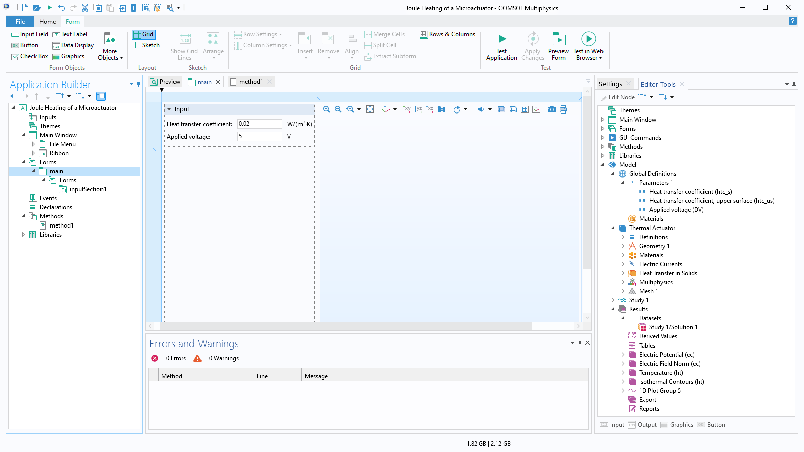 Introduction to the COMSOL Desktop®