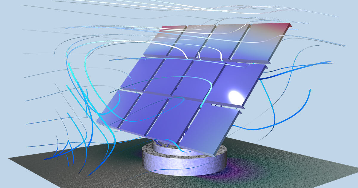 Pioneering Sustainable Solar Technologies with COMSOL Multiphysics®