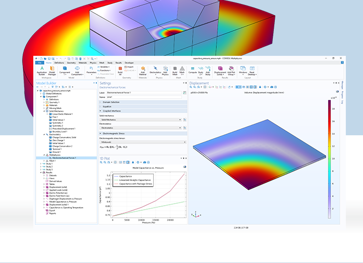 Modeling Capacitive Pressure Sensor Web Workshop