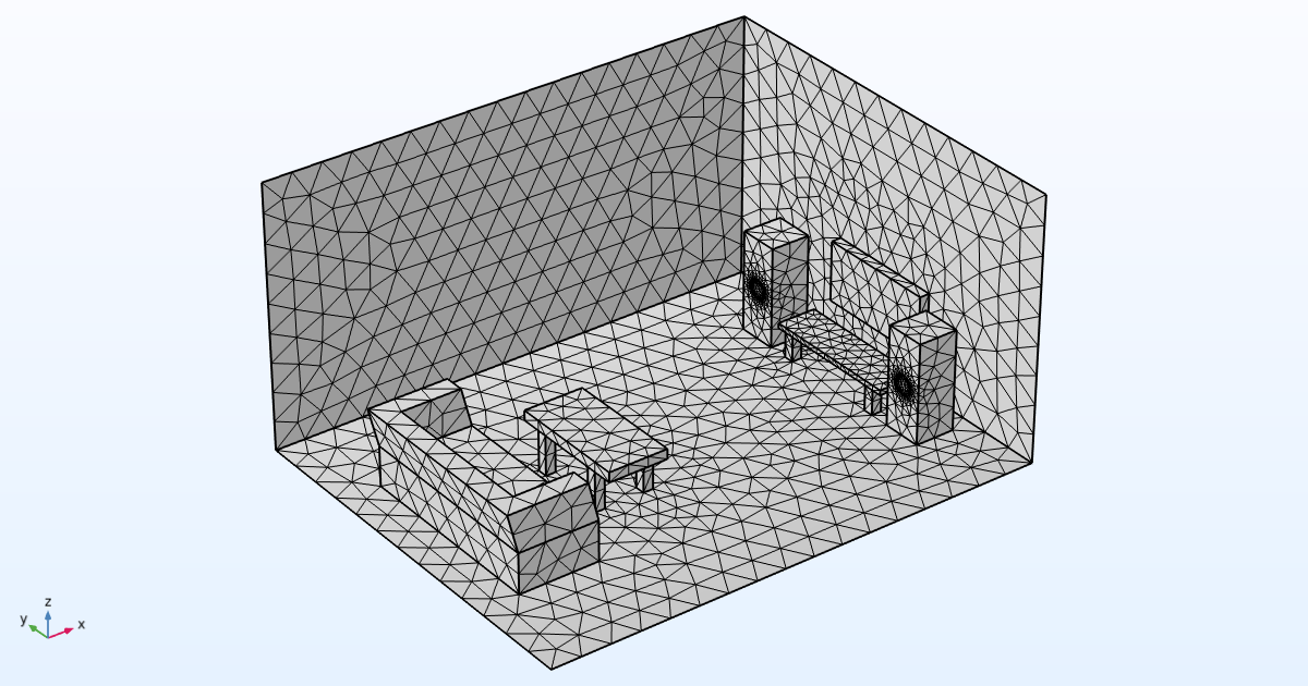 Meshing and Solving Pressure Acoustics Models