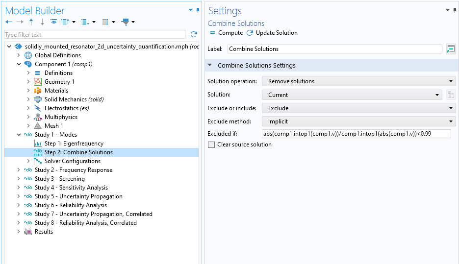 Using Uncertainty Quantification to Model Frequency Variation in a MEMS Resonator