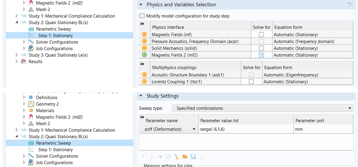 Calculating the Large-Signal Parameters of a Speaker Driver from FEA