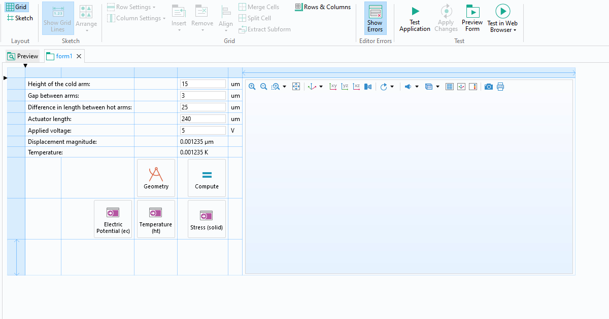 Using a Grid Layout to Design the User Interface for an App