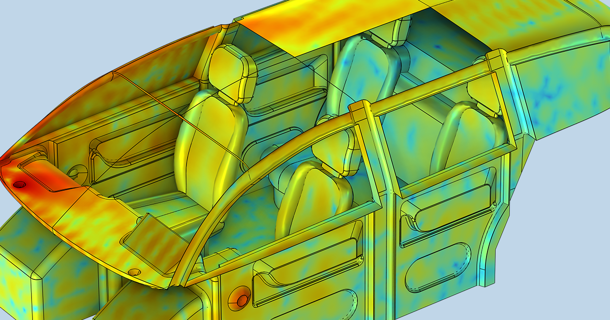 Automotive Acoustics Analysis Using COMSOL Multiphysics® Automotive Acoustics Analysis Using COMSOL Multiphysics®
