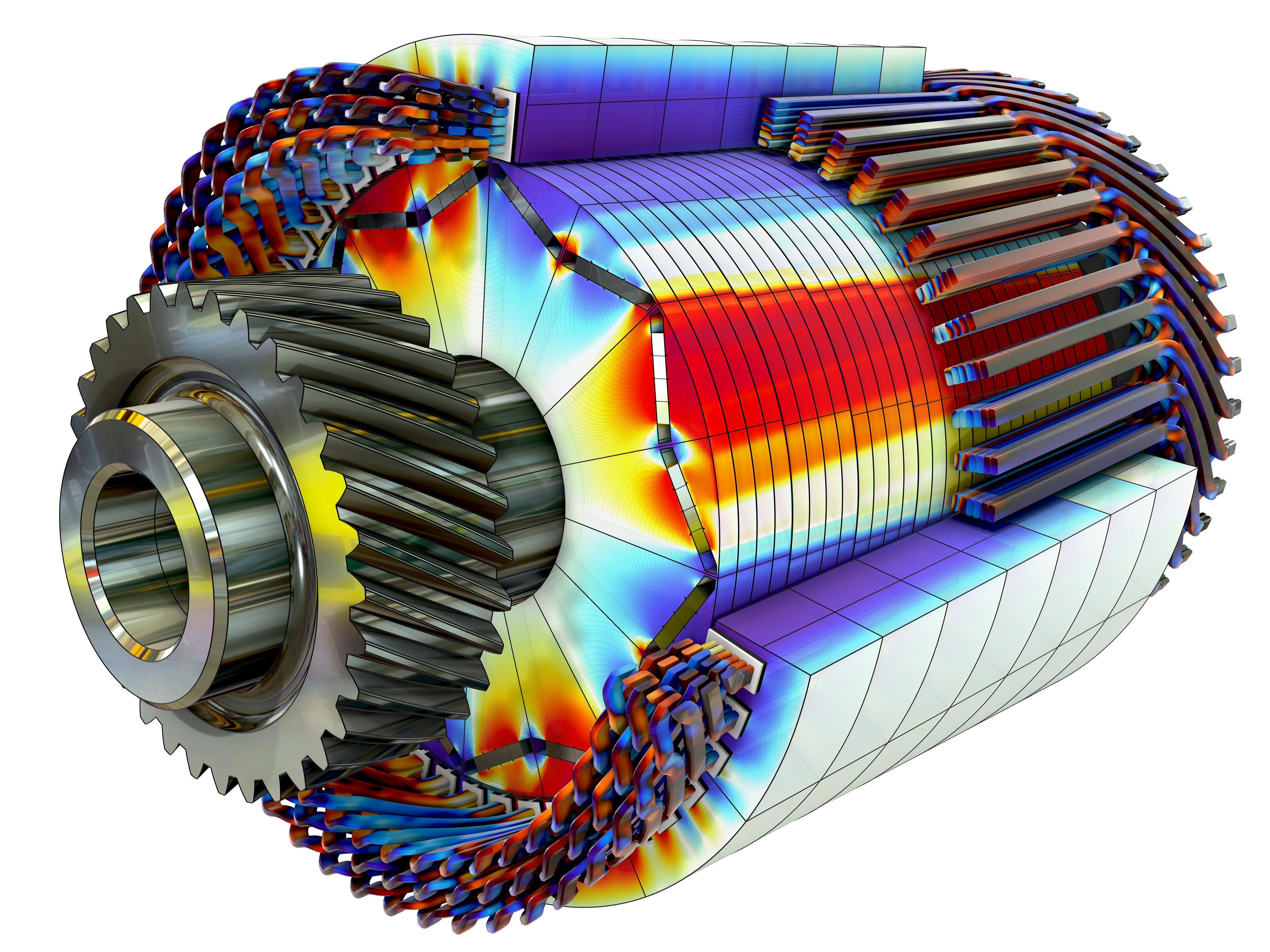Modeling Electric Motors with COMSOL Multiphysics®