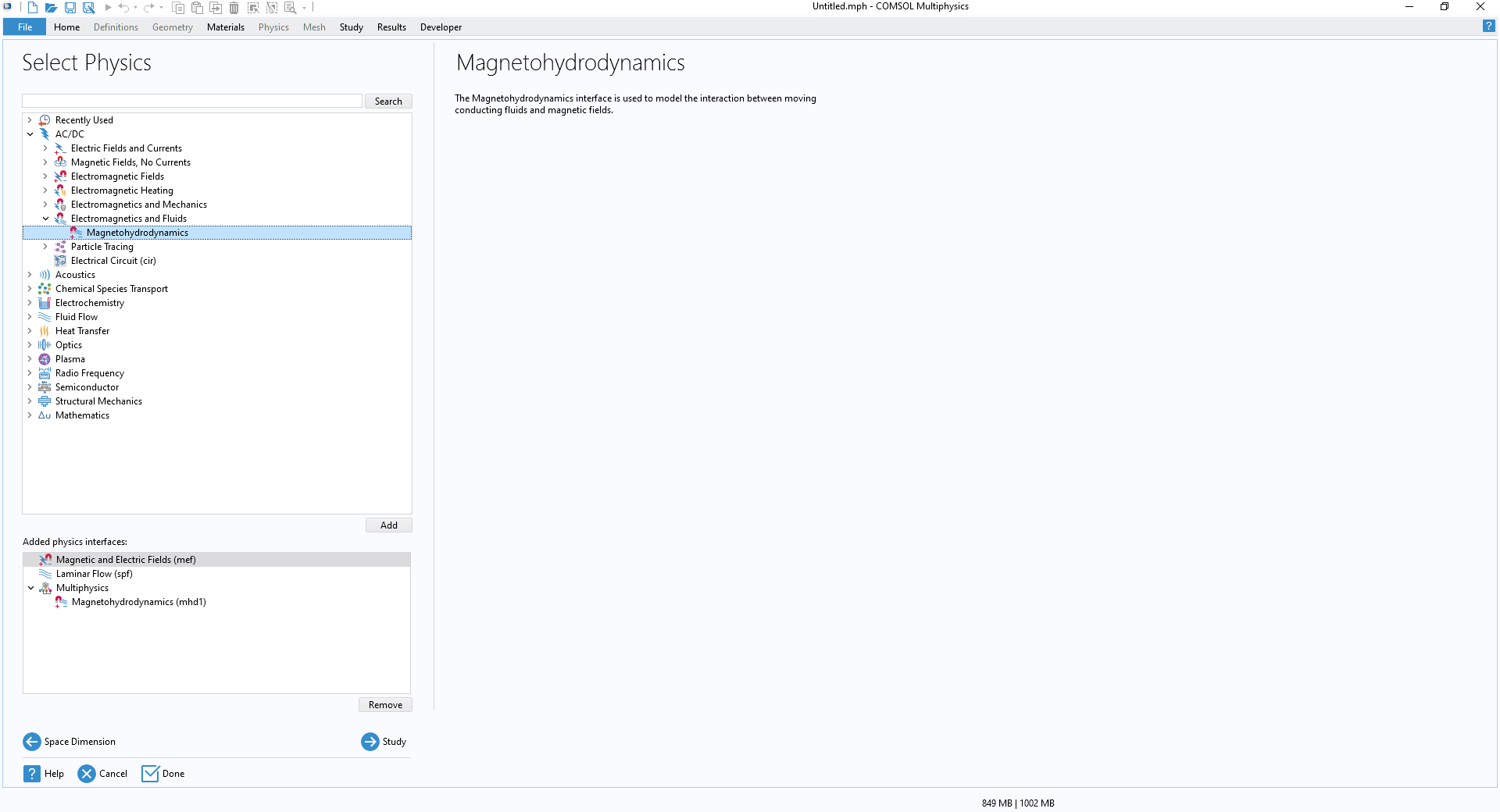 Starting to Model Magnetohydrodynamics