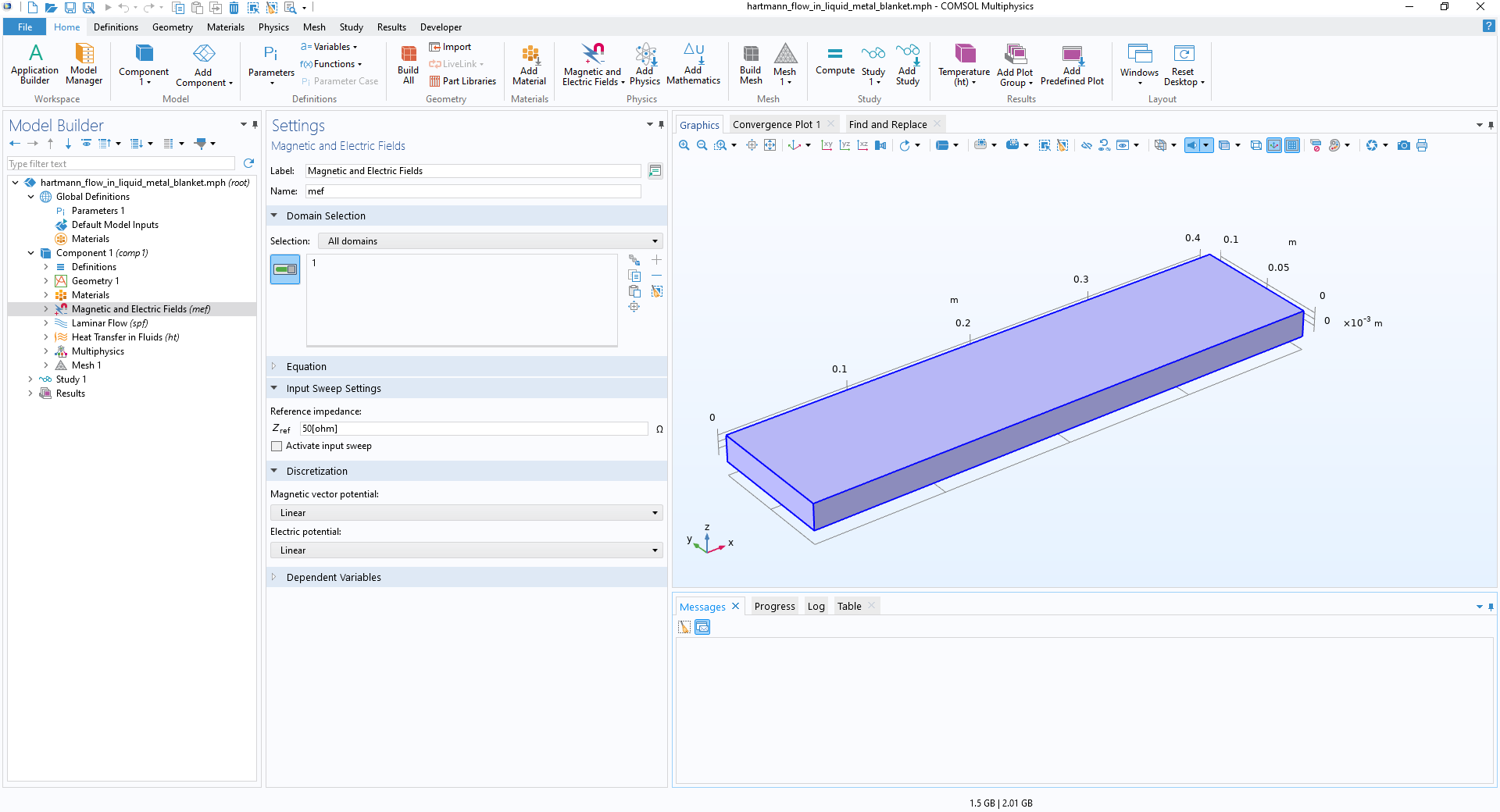 Setting Up the Electromagnetics Interface
