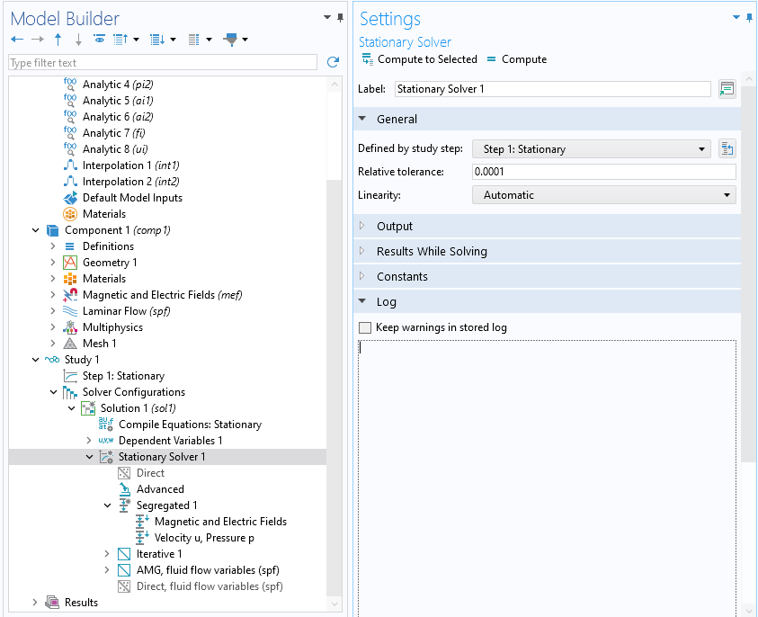 Efficient Solving of MHD Models