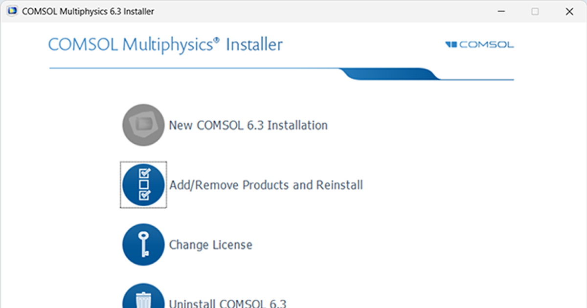 Adding a New Product with the COMSOL Installer