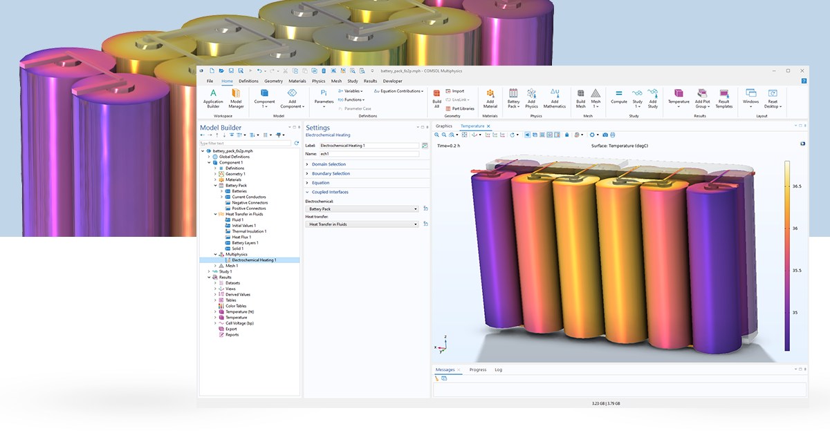 Seminar: Battery Modeling with COMSOL Multiphysics®