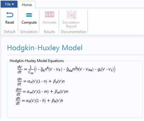 Analyze the Hodgkin-Huxley Model with a Computational App | COMSOL Blog