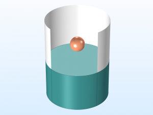 Modeling a Sphere Falling on a Water Surface | COMSOL Blog