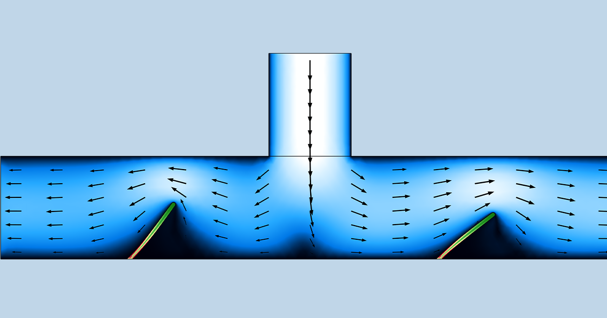 Simulating a Valveless Micropump Mechanism | COMSOL Blog