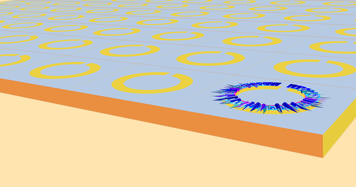 Streamlining The Design Of Frequency Selective Surfaces Comsol Blog