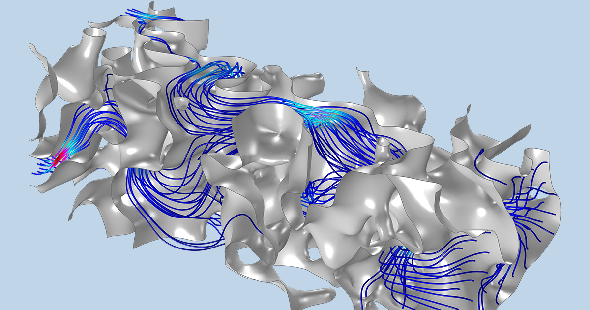 Modeling Darcian And Non Darcian Flow In Porous Media Comsol Blog
