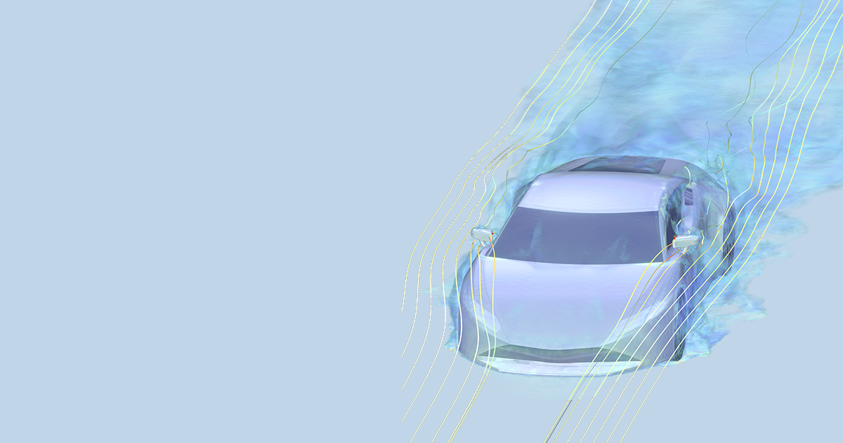 Simulating Wind Load on a Sports Car’s Side Door and Mirror | COMSOL Blog
