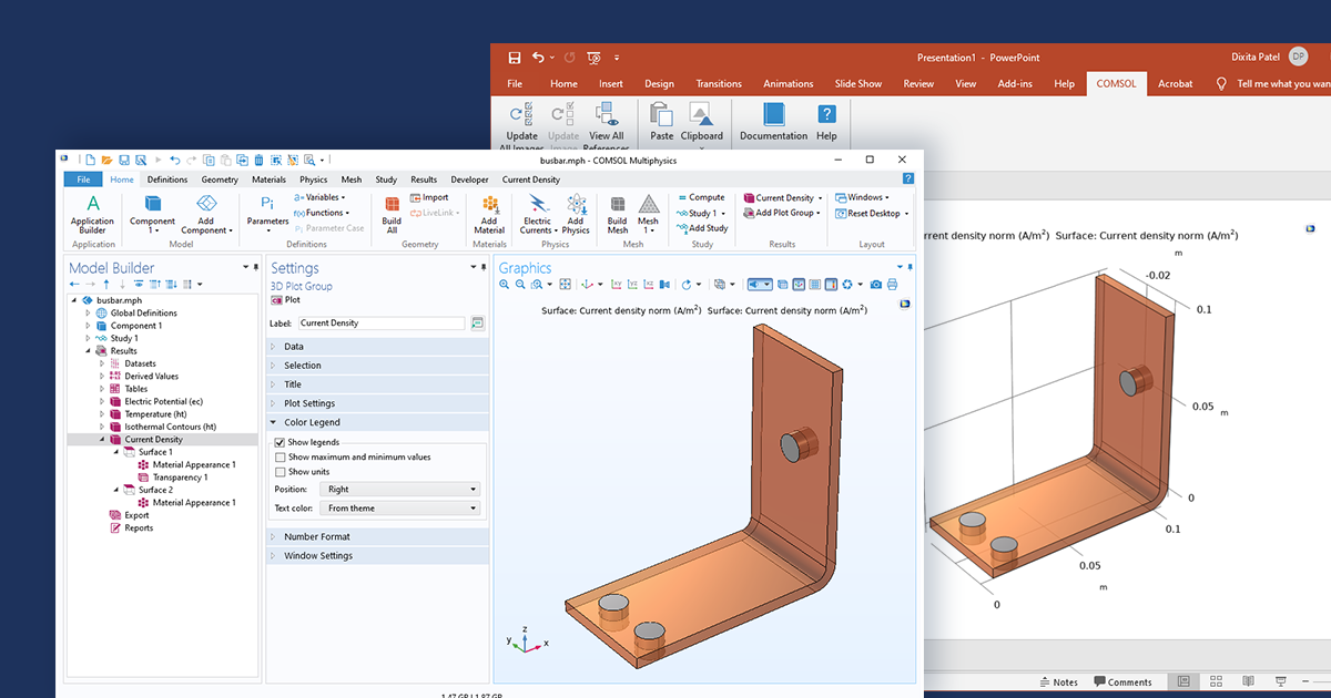 How to Link COMSOL Graphics to Microsoft® PowerPoint® | COMSOL Blog