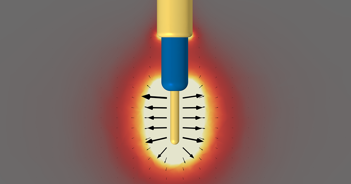 Using Different Physics Interfaces For Rf Electromagnetic Heating Models Comsol Blog
