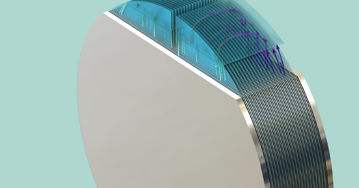 Modeling Shunt Currents In An Alkaline Electrolyzer Stack Comsol Blog