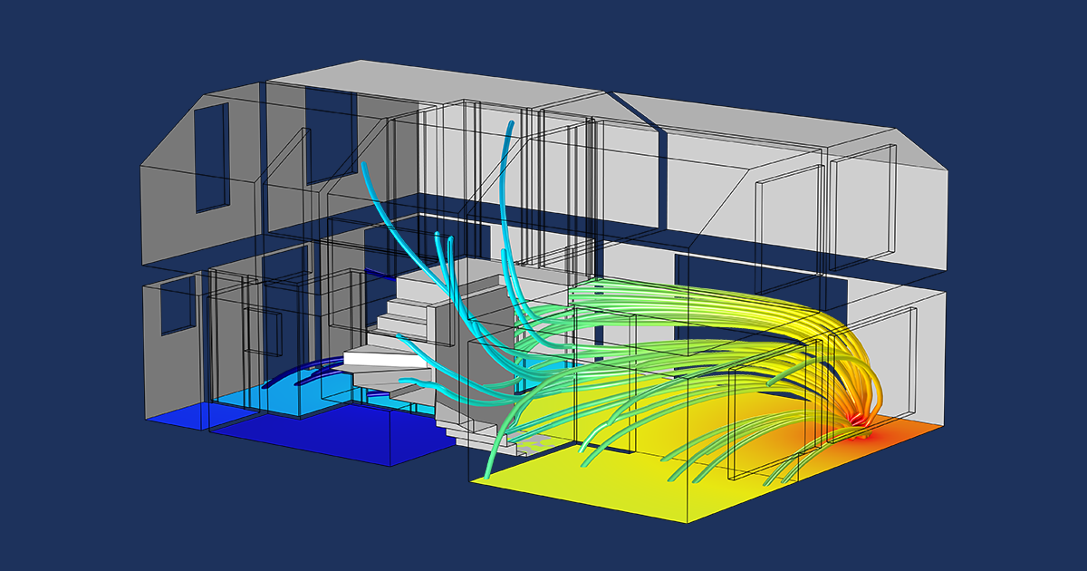 借助仿真 App 高效研究室内的噪声分布 | COMSOL 博客