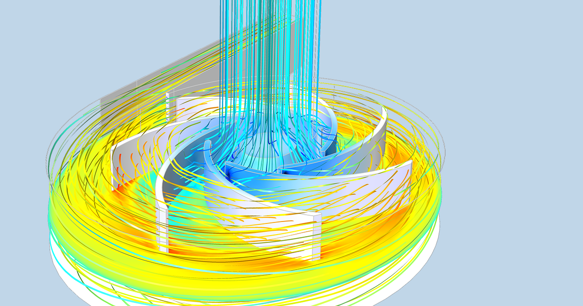使用冻结转子近似分析离心泵设计 | COMSOL 博客