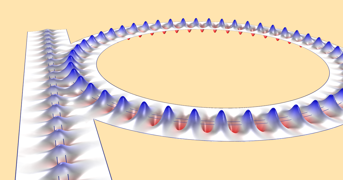 计算光环谐振器的光谱特性 | COMSOL 博客