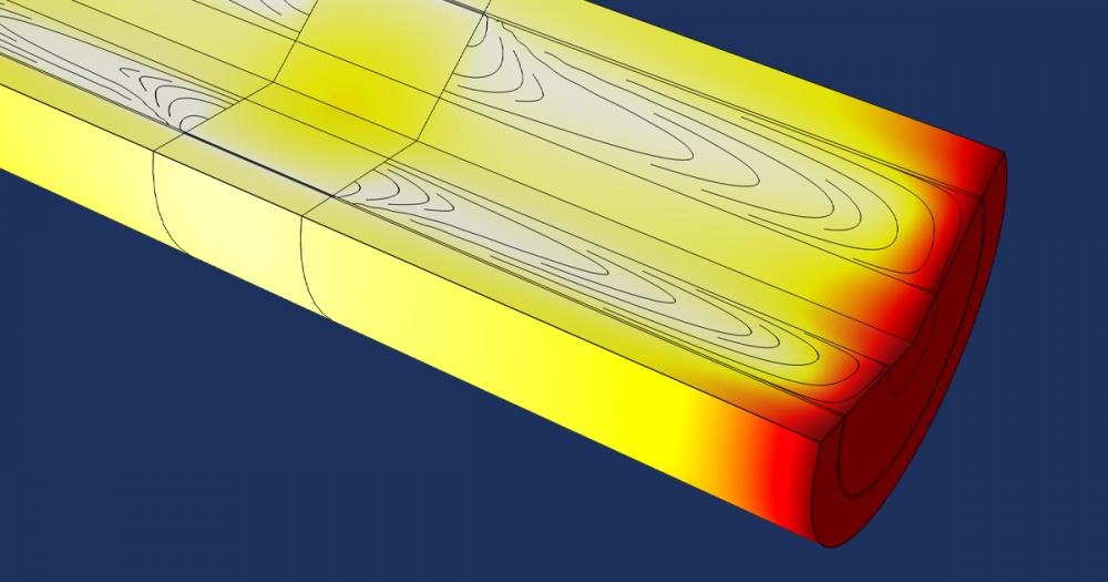 后处理技巧 – 流线图 | COMSOL 博客