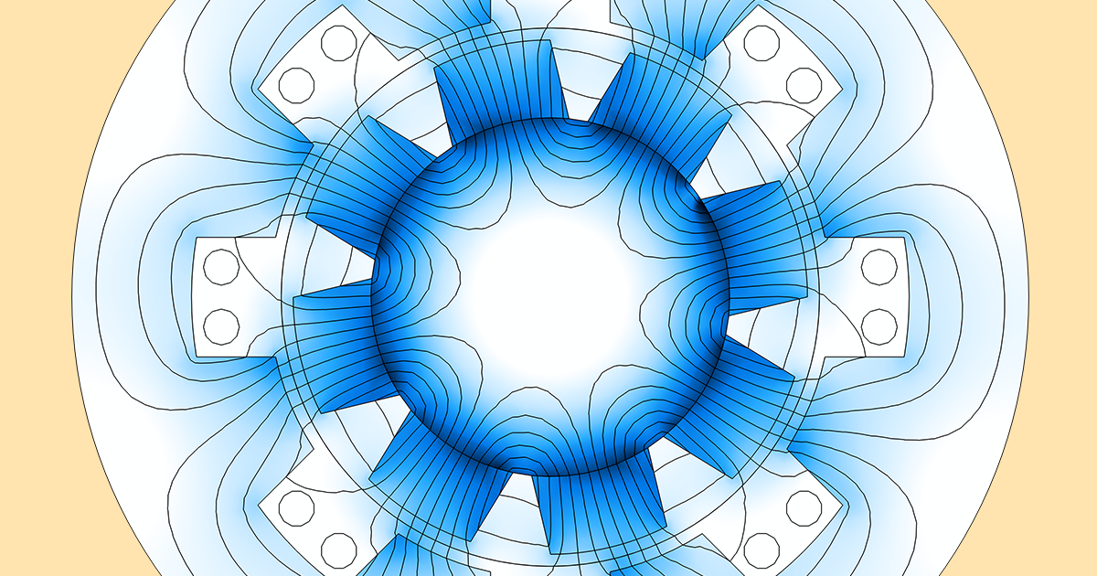 使用 COMSOL® 分析电动机和发电机设计 | COMSOL 博客