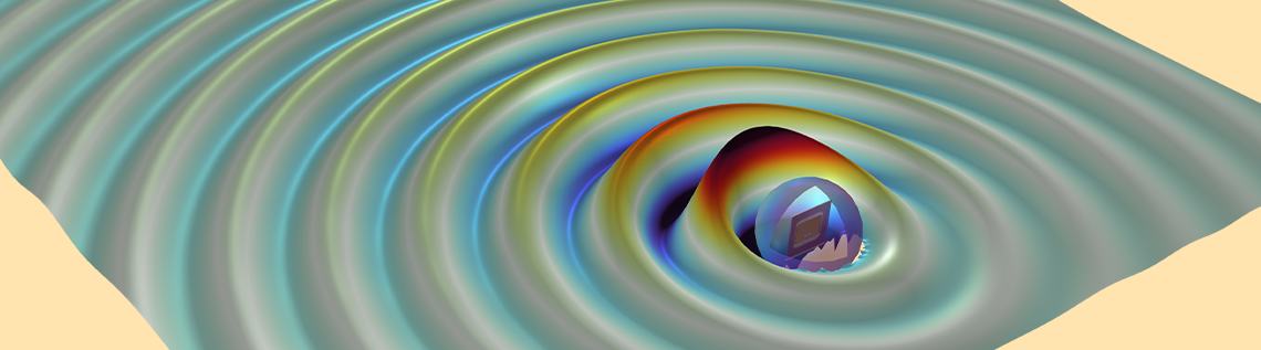 使用 FEM-BEM 耦合方法验证 Friis 传输方程 | COMSOL 博客